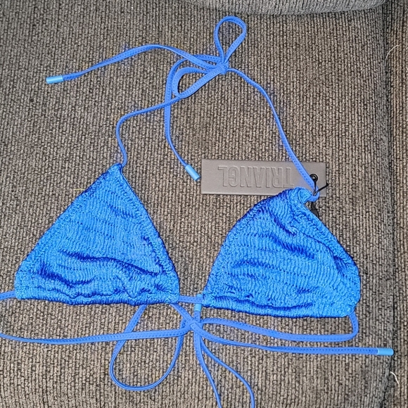 triangl swimwear | Swim | Blue String Bathing Suit Top | Poshmark